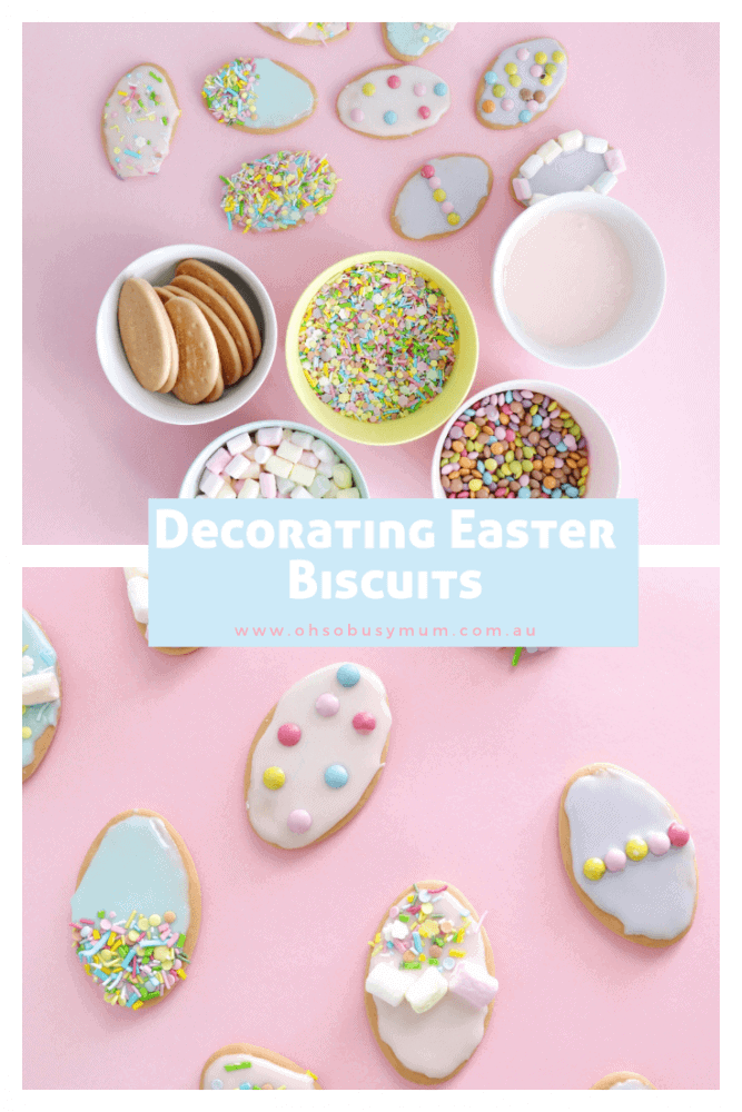 Decorating Easter Biscuits Oh So Busy Mum