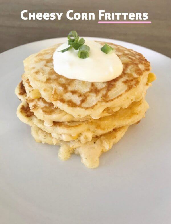 Cheesy Corn Fritters - Oh So Busy Mum
