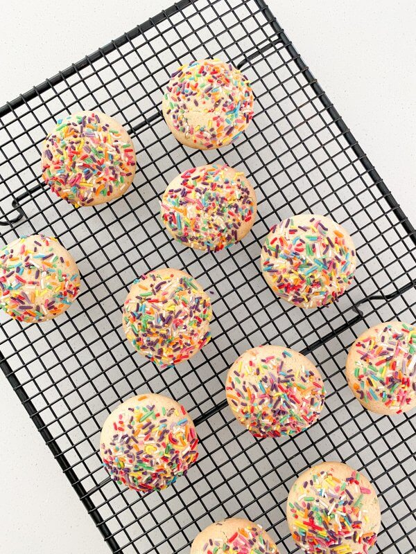 Easy to make sprinkle biscuits - Oh So Busy Mum