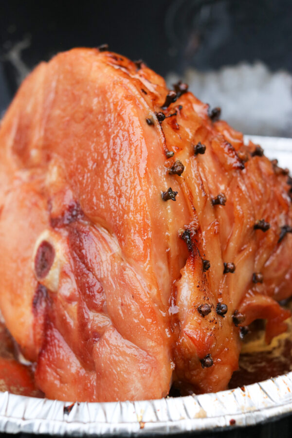 How to glaze a Christmas ham on the BBQ - Oh So Busy Mum