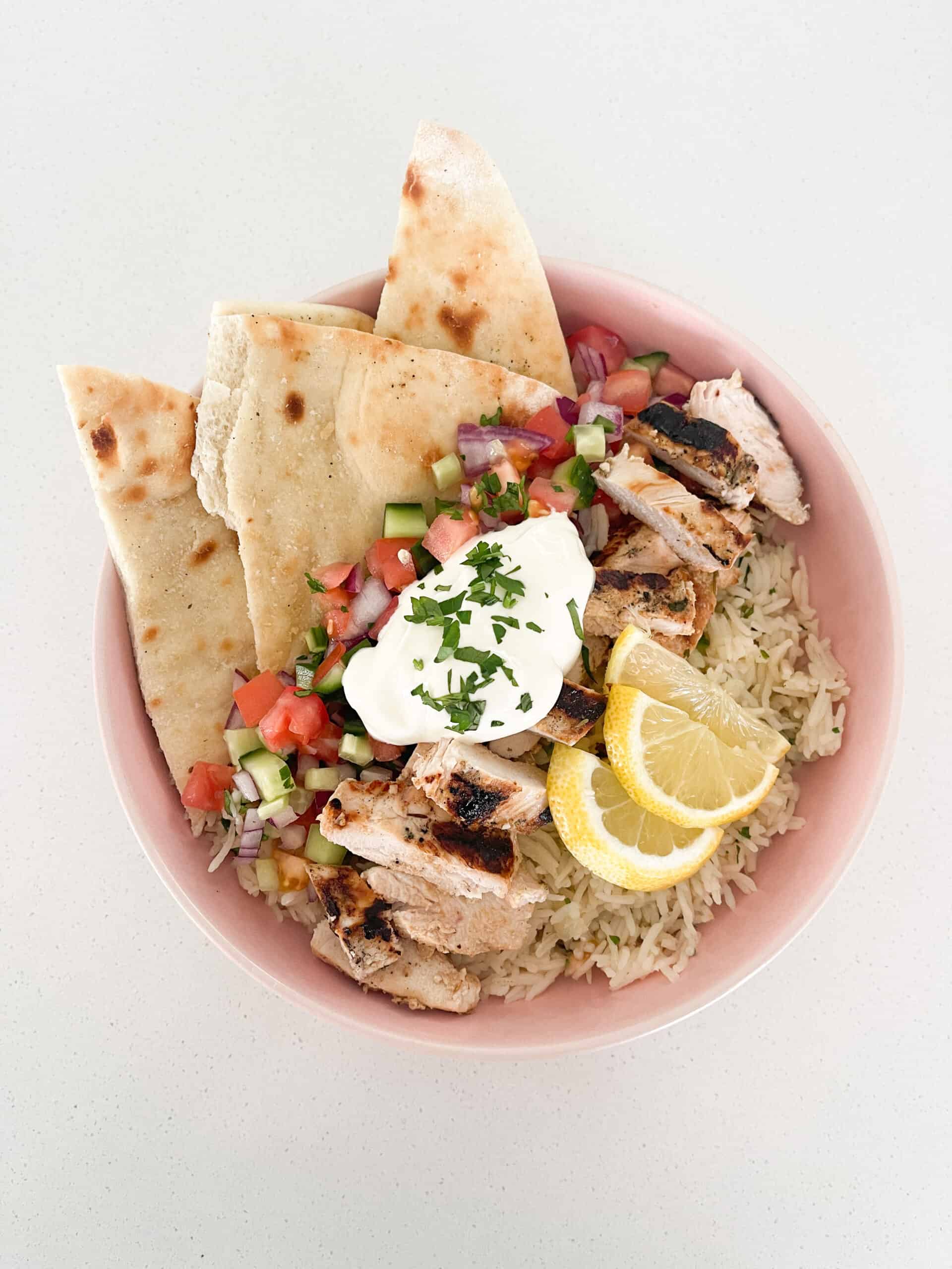 Greek Rice Bowls - Oh So Busy Mum