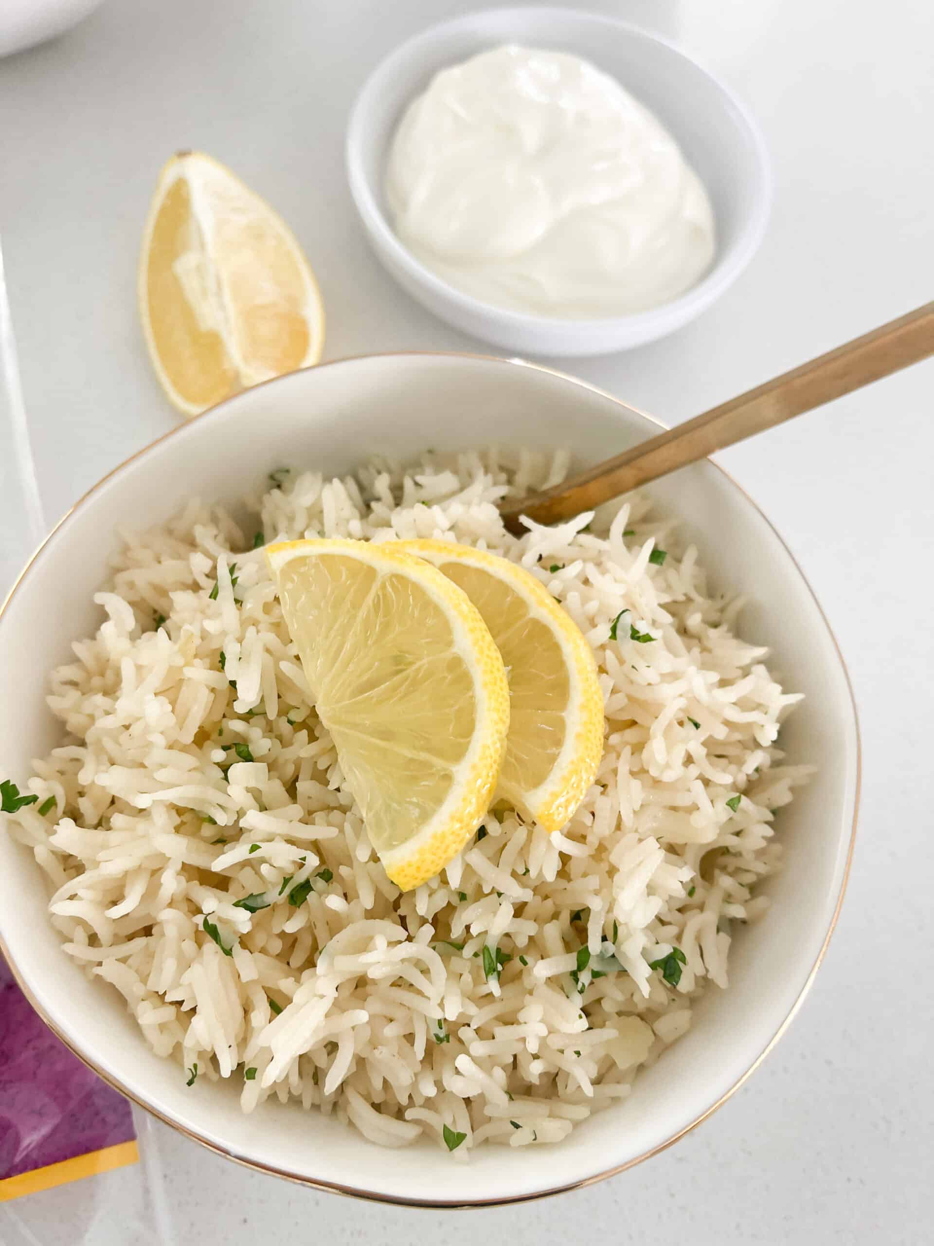 Greek Lemon Rice - Oh So Busy Mum