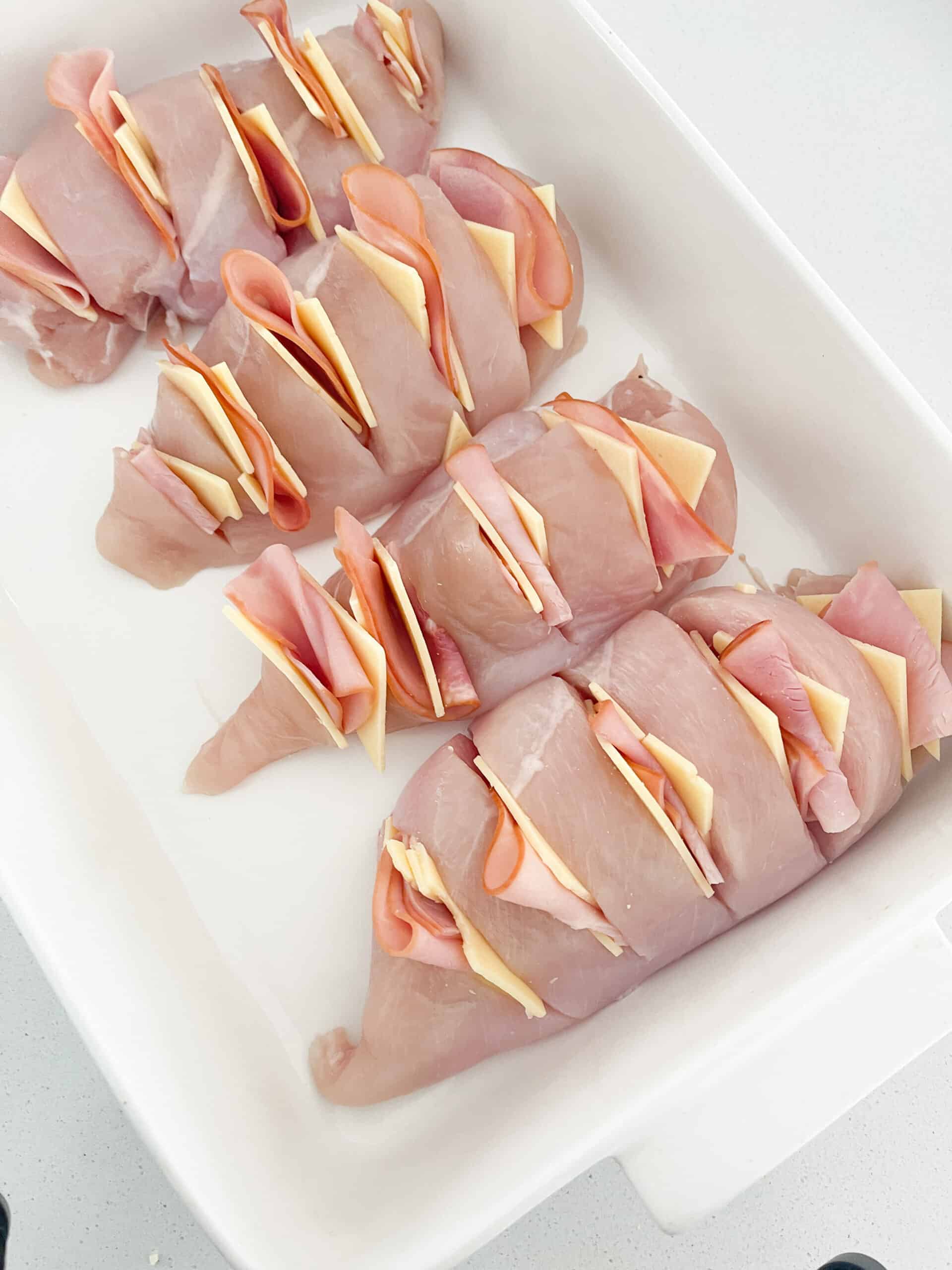 BBQ Ham and Cheese Baked Chicken - Oh So Busy Mum