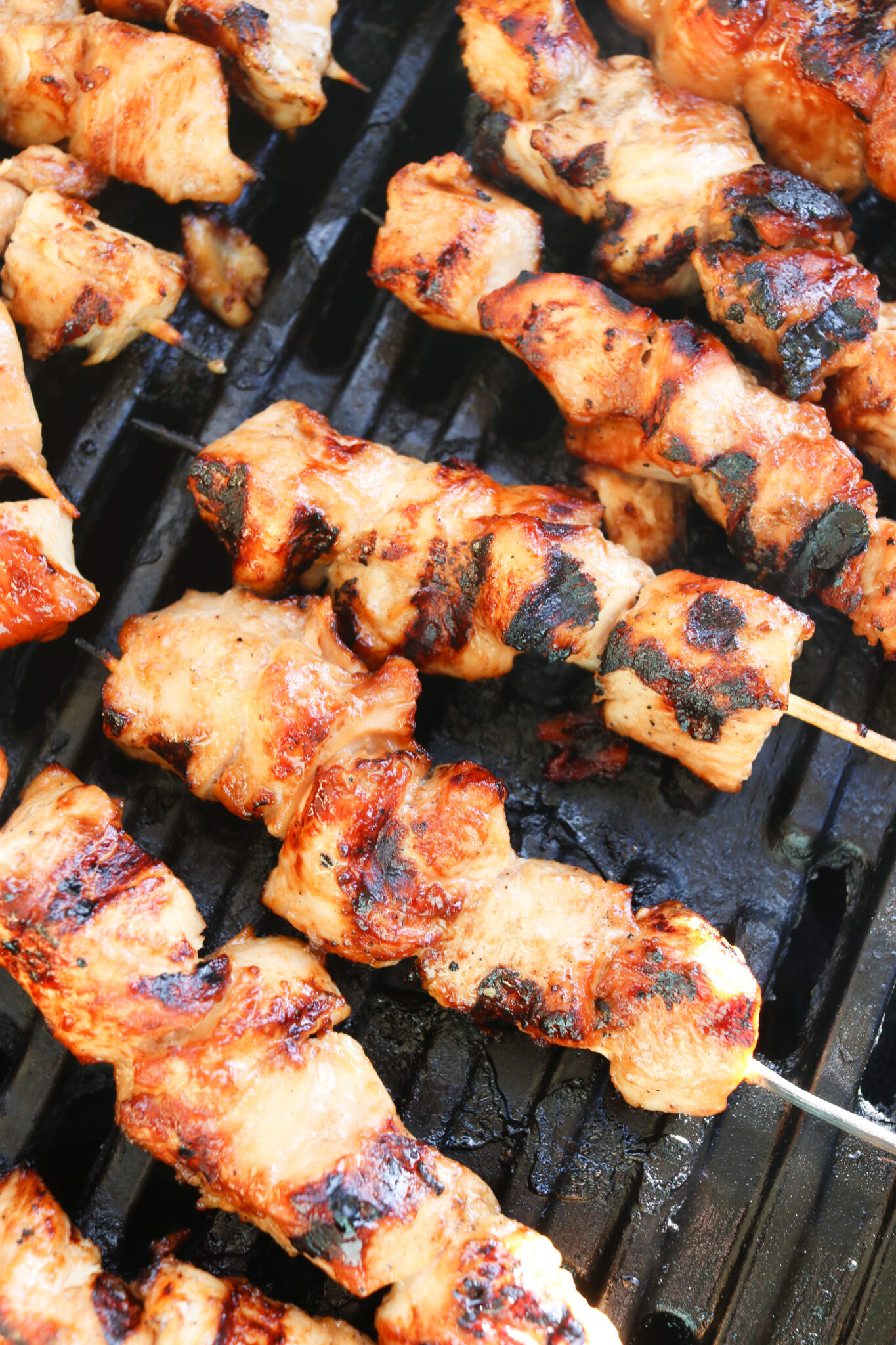 Chicken Satay Sticks with Peanut Dipping Sauce - Oh So Busy Mum