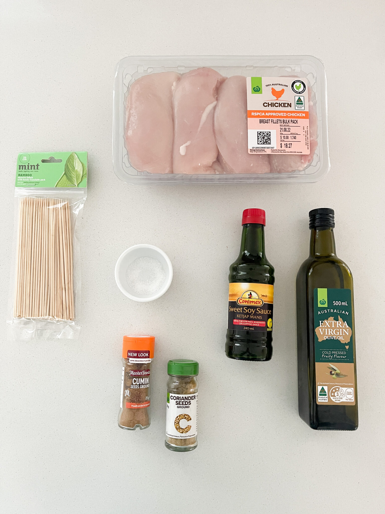 Chicken Satay Sticks with Peanut Dipping Sauce - Oh So Busy Mum