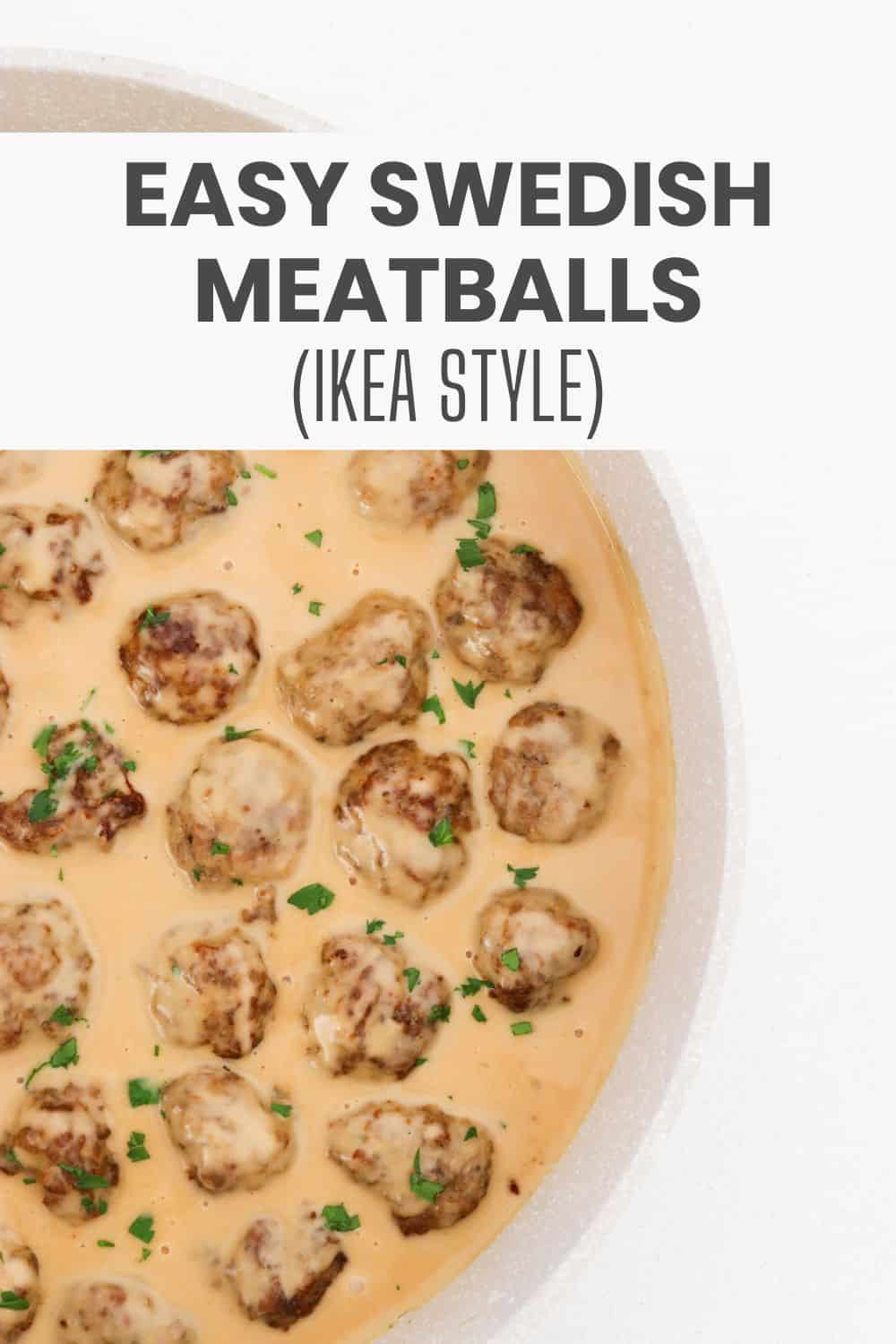 Easy Swedish Meatballs (IKEA Style) - Oh So Busy Mum