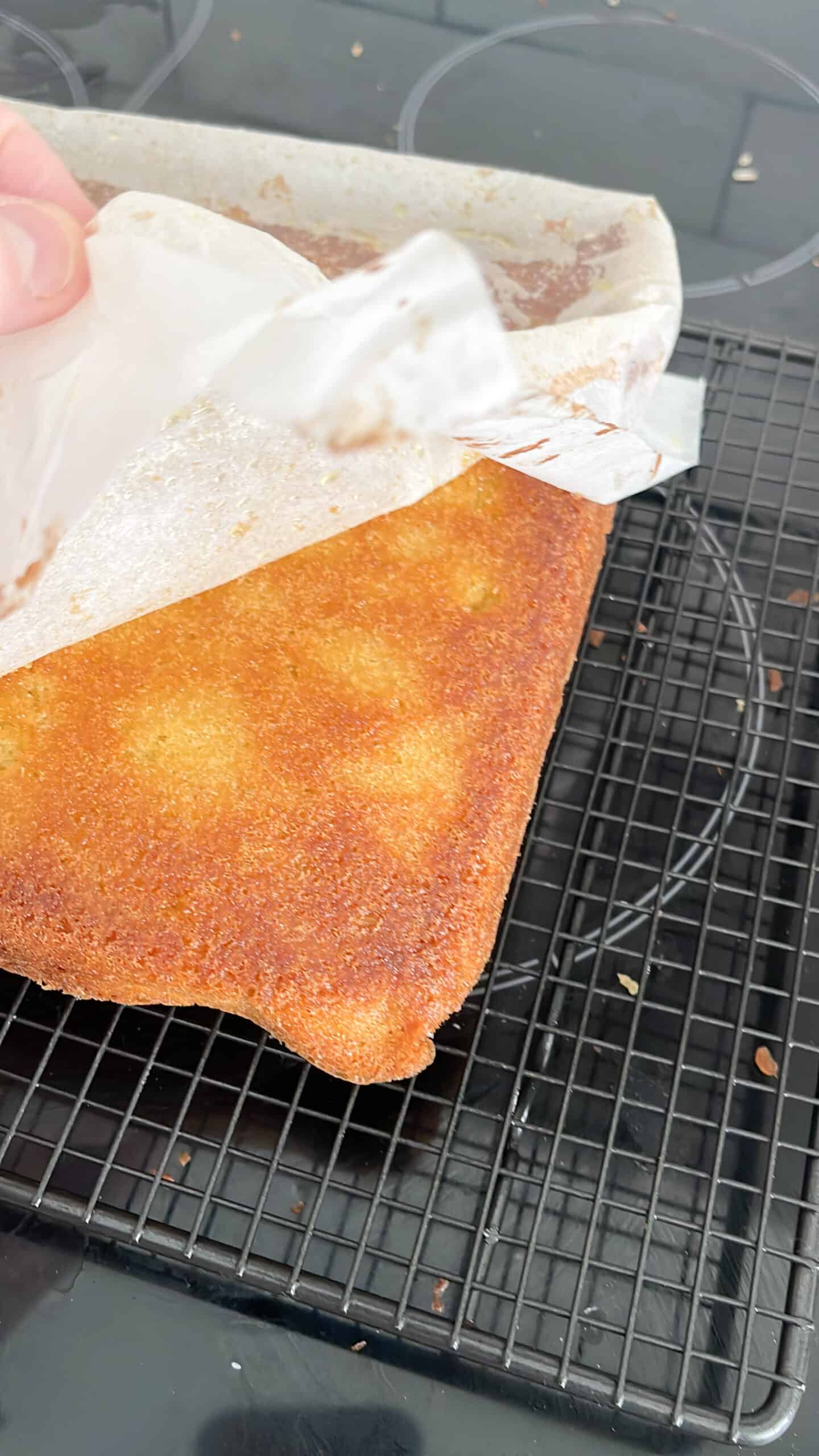 Vanilla Tray Cake - Oh So Busy Mum