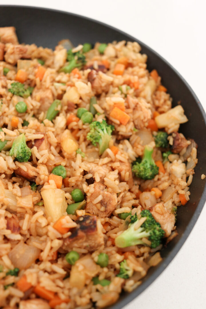 Chicken Teriyaki Fried Rice - Oh So Busy Mum