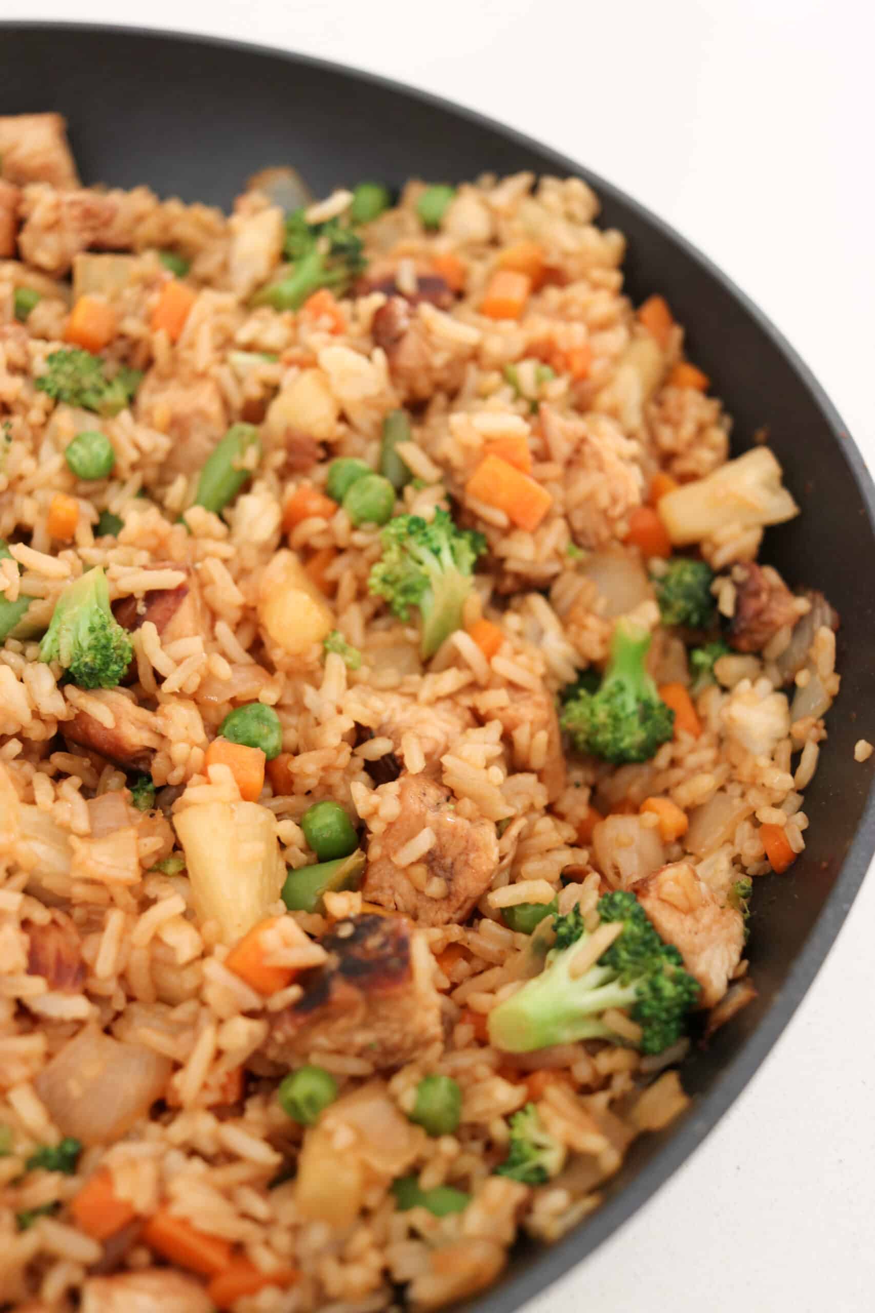 Chicken Teriyaki Fried Rice - Oh So Busy Mum