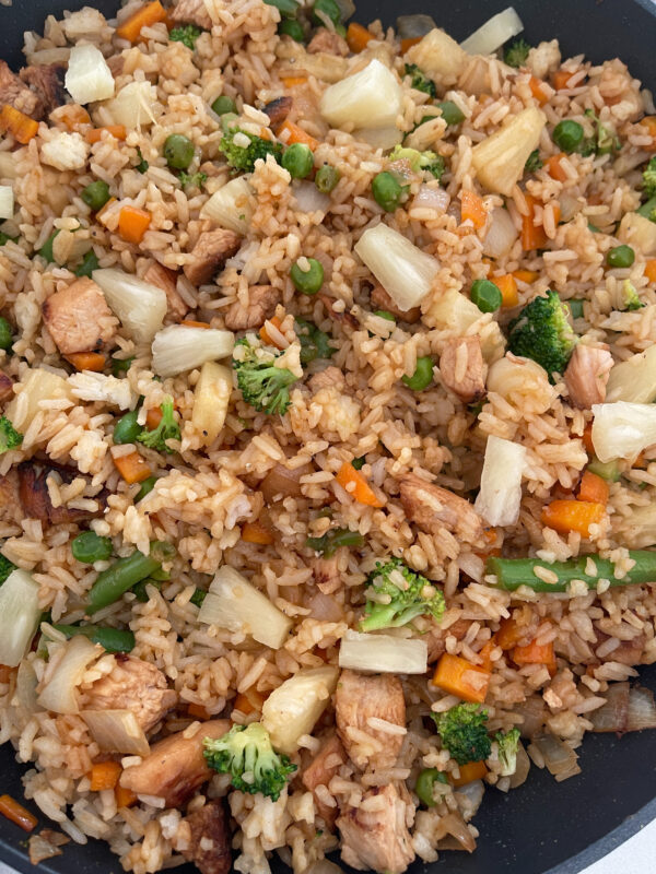 Chicken Teriyaki Fried Rice - Oh So Busy Mum