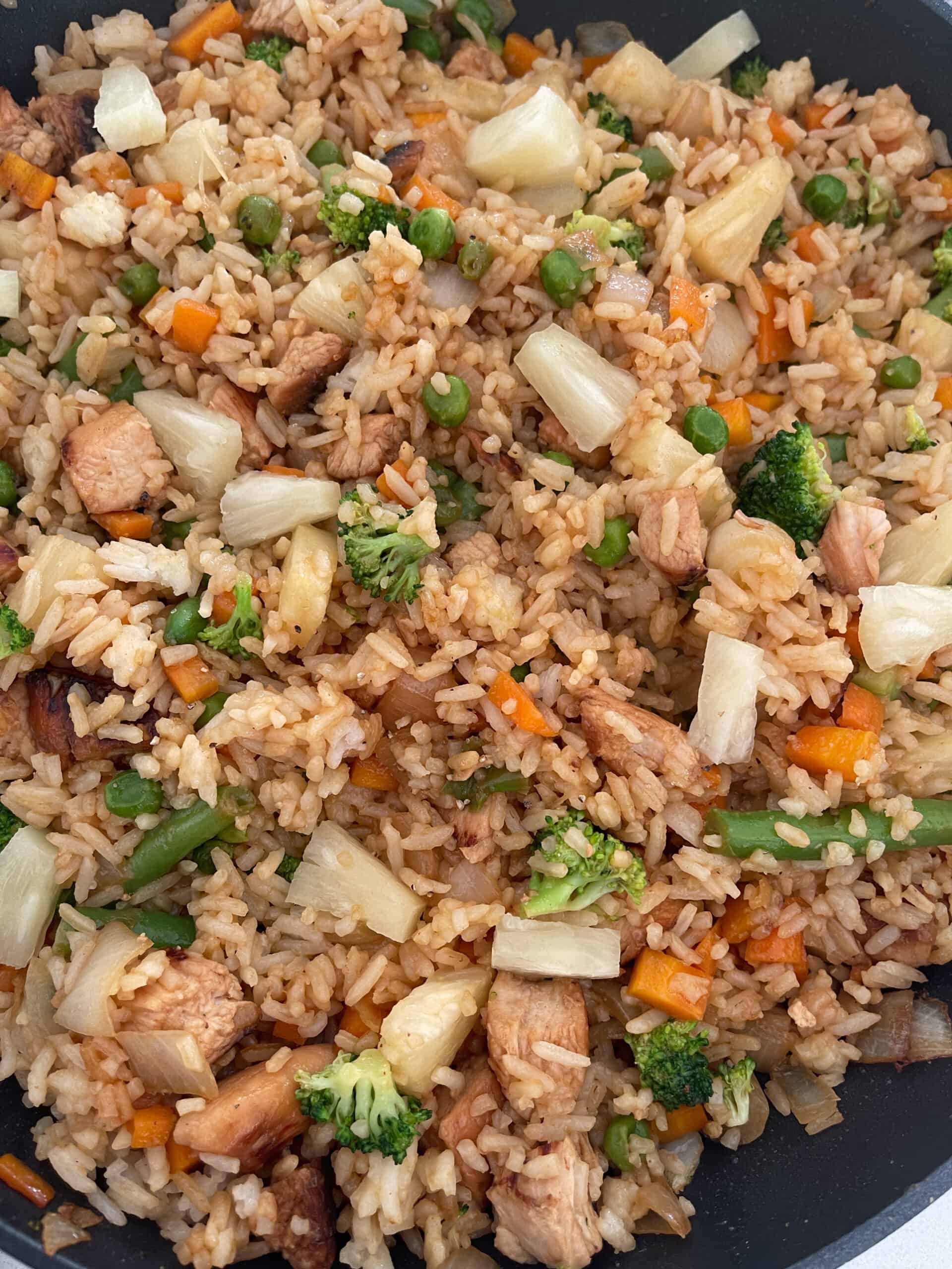 Chicken Teriyaki Fried Rice - Oh So Busy Mum