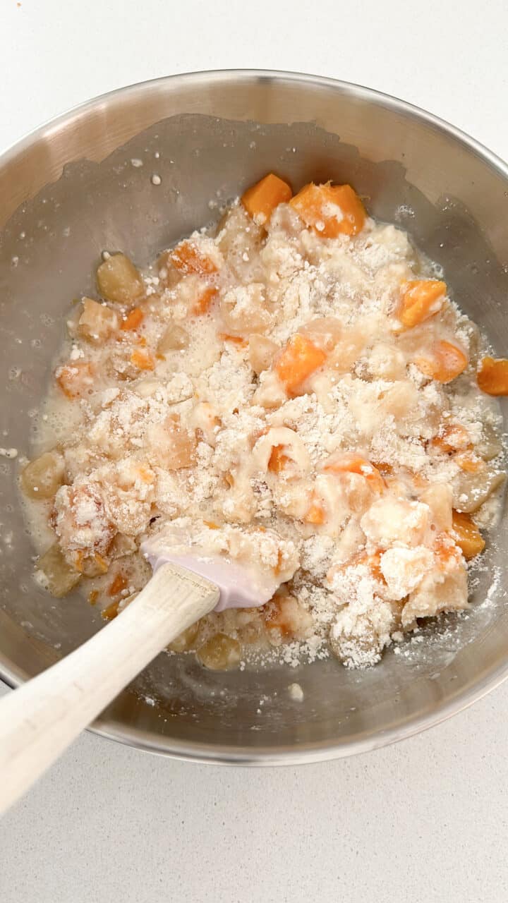 2 Ingredient Fruit Muffin Hack - Oh So Busy Mum