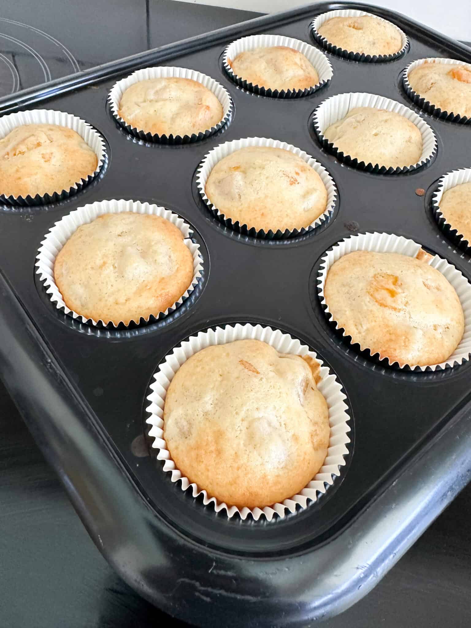 2 Ingredient Fruit Muffin Hack - Oh So Busy Mum