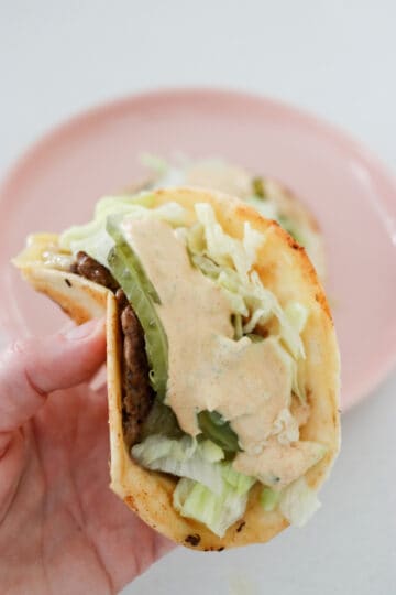 Big Mac Soft Tacos Recipe - Oh So Busy Mum