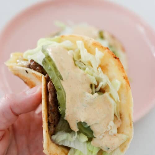 Big Mac Soft Tacos Recipe - Oh So Busy Mum