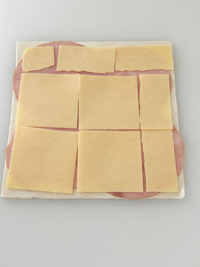 Ham and Cheese Puff Pastry Christmas Trees - Oh So Busy Mum