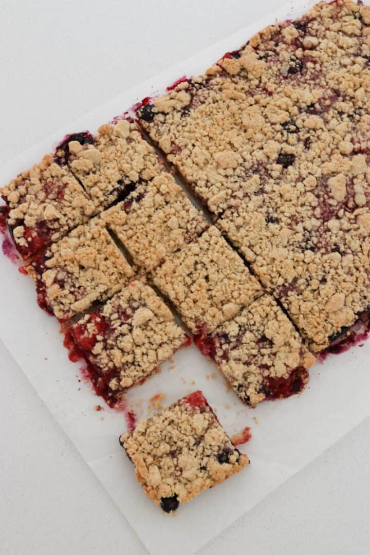 Berry Oat Slice - Oh So Busy Mum