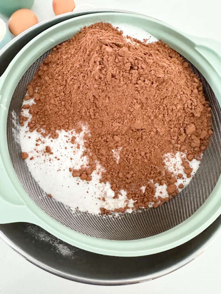 Easy Chocolate Tray Cake - Oh So Busy Mum