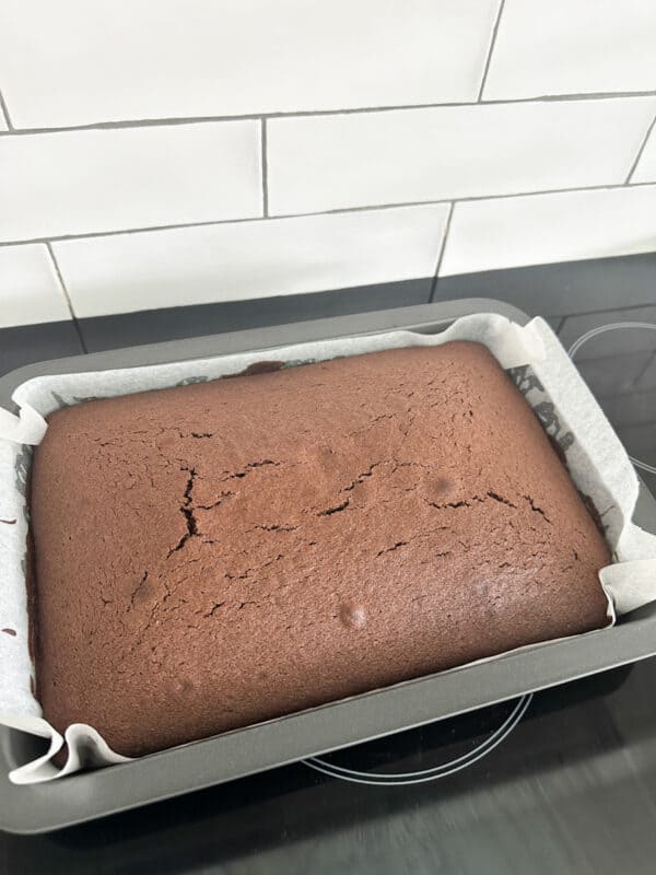 Easy Chocolate Tray Cake - Oh So Busy Mum