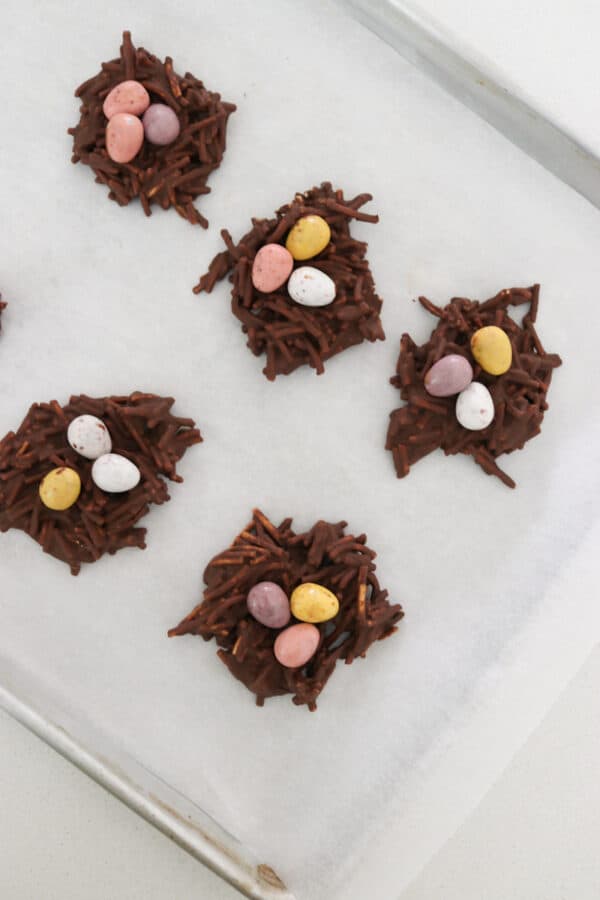 Easy Chocolate Nests - Oh So Busy Mum