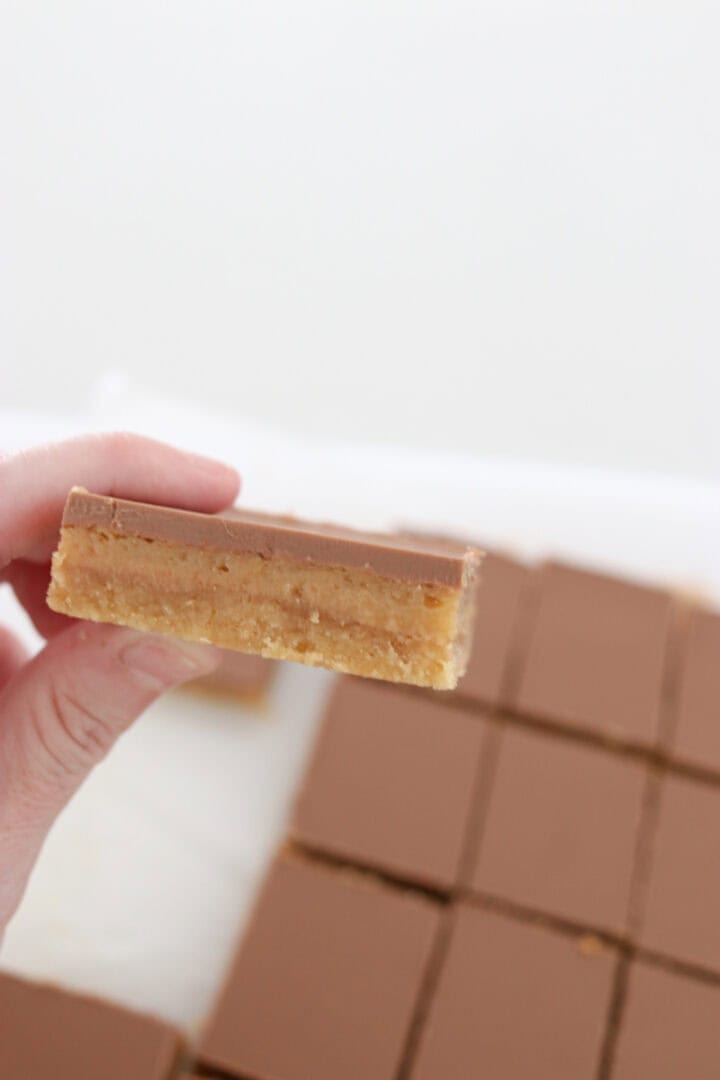 Easy Caramel Slice - Oh So Busy Mum