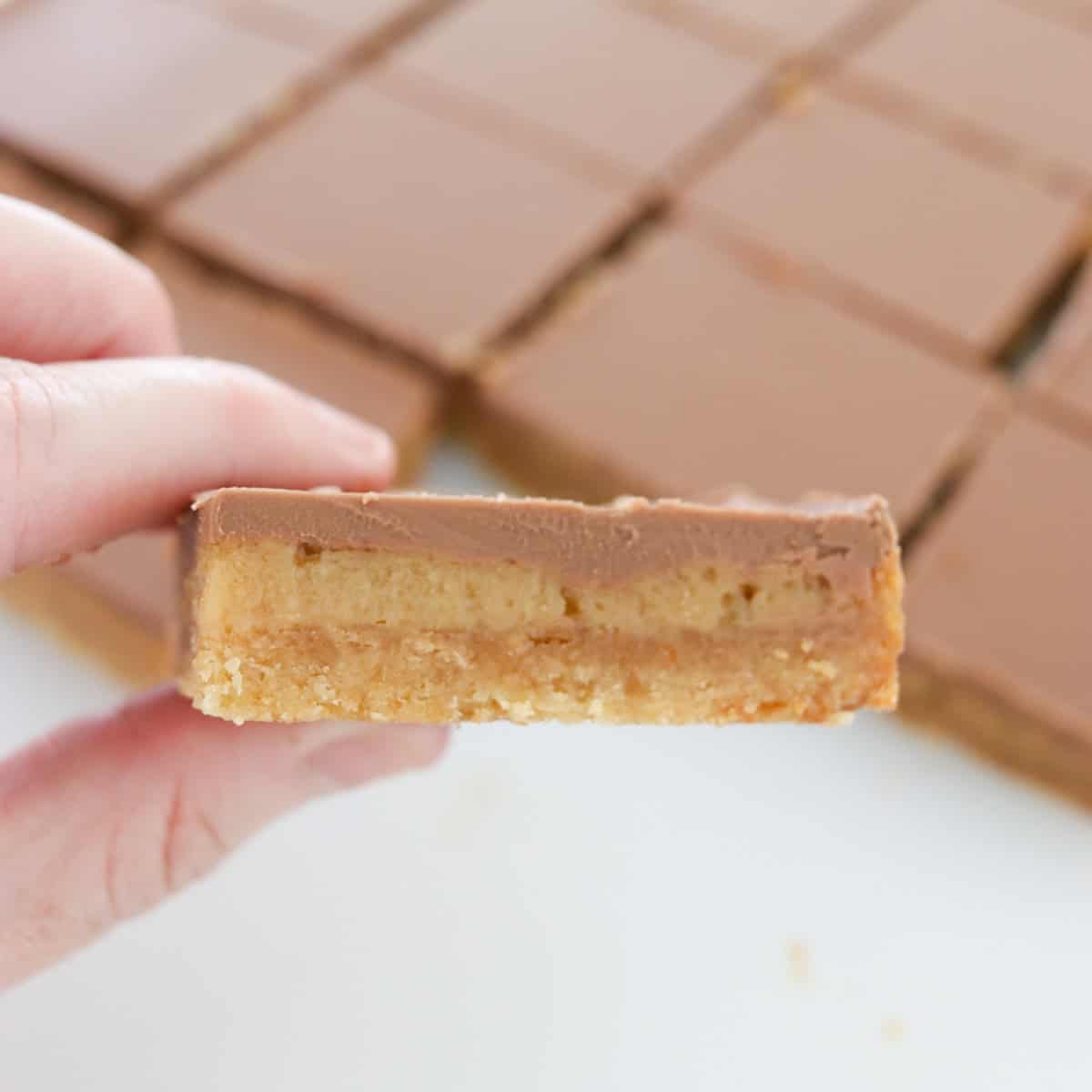 Easy Caramel Slice - Oh So Busy Mum