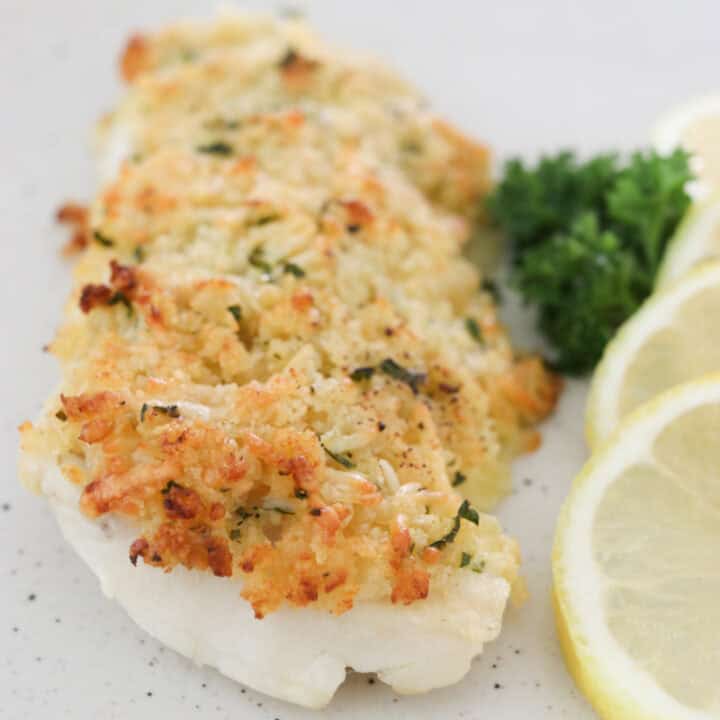 Parmesan Crusted Baked Fish - Oh So Busy Mum