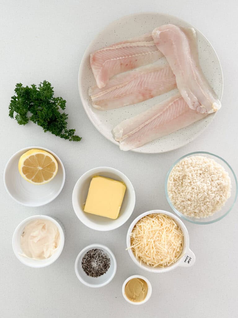 Parmesan Crusted Baked Fish - Oh So Busy Mum