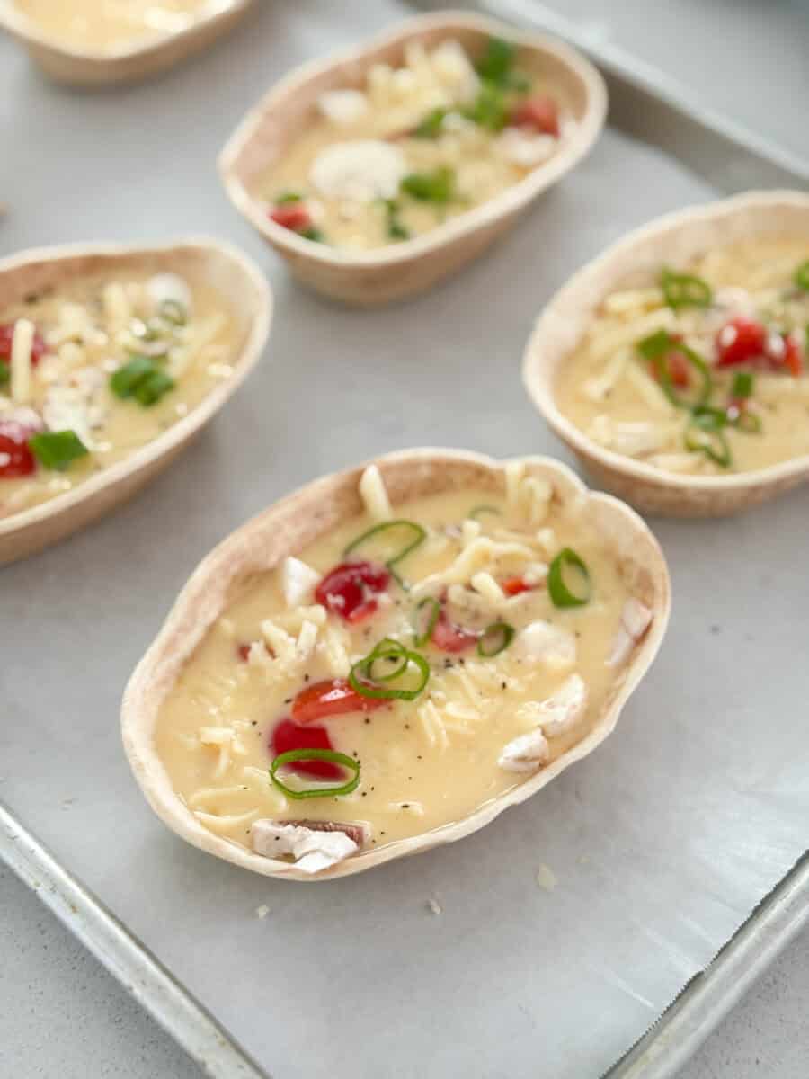 Taco Boat Quiches - Oh So Busy Mum