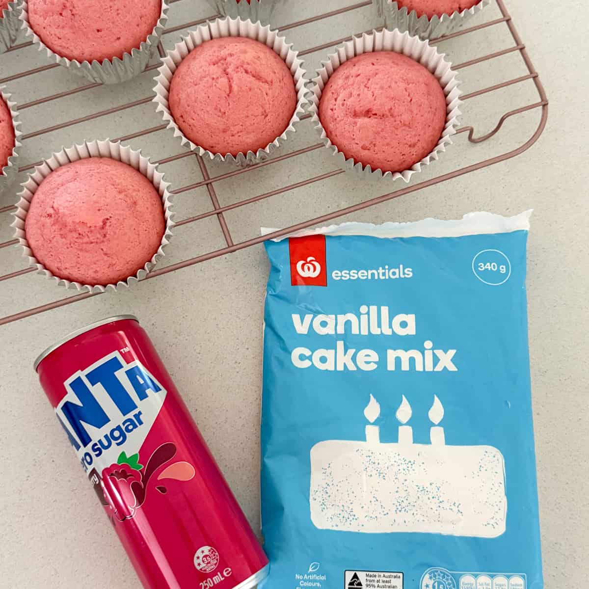 2 Ingredient Cupcake hack (pink sundae) - Oh So Busy Mum