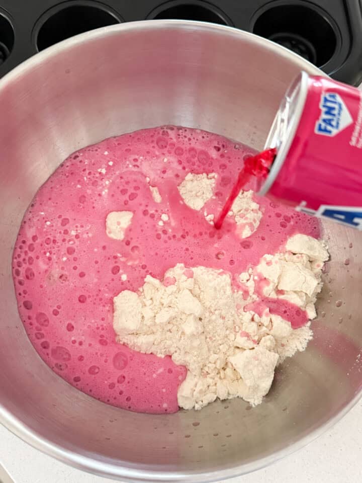 2 Ingredient Cupcake hack (pink sundae) - Oh So Busy Mum
